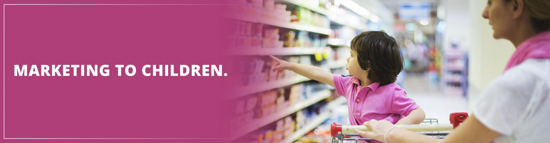 Marketing to children.