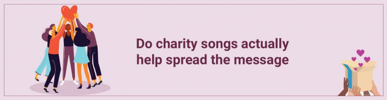 Do charity songs actually help spread the message