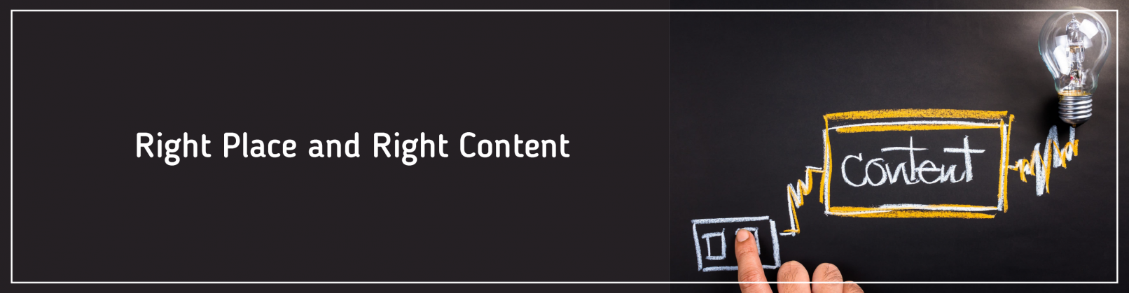 Right Place and Right Content